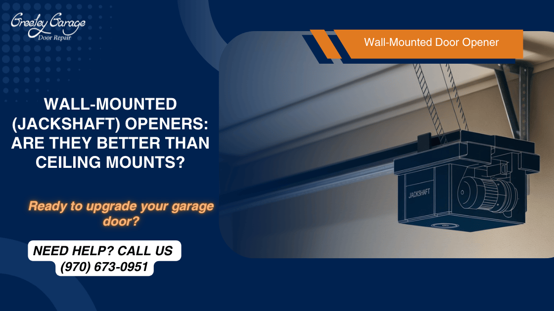 Wall-Mounted (Jackshaft) Openers: Are They Better Than Ceiling Mounts ...